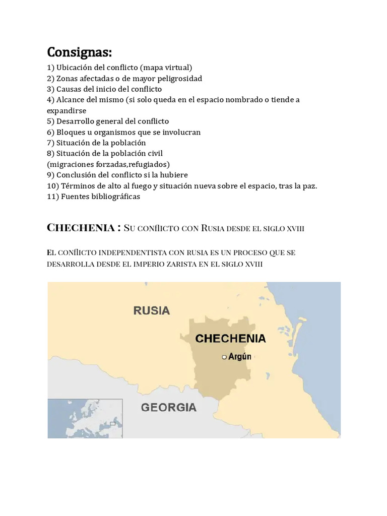 Chechenia (1) | PDF | Chechenia | Rusia