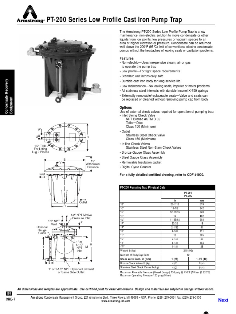 Arm Strong. Cast Iron Pump Trap | PDF | Valve | Pump