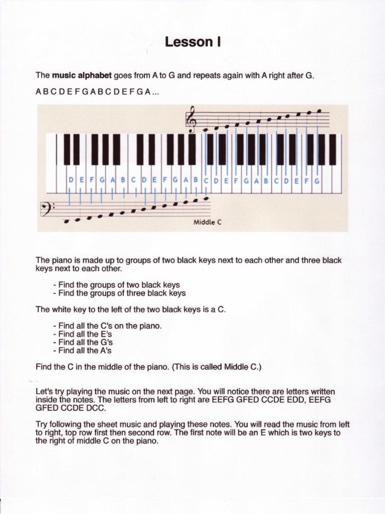 Piano Lesson I | PDF | Poetry