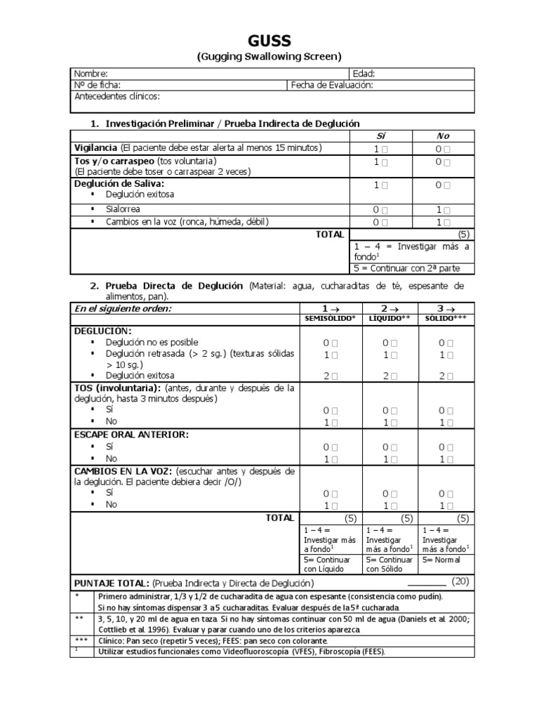 GUSS Completo | PDF | Ciencias de la Salud | Enfermedades y trastornos