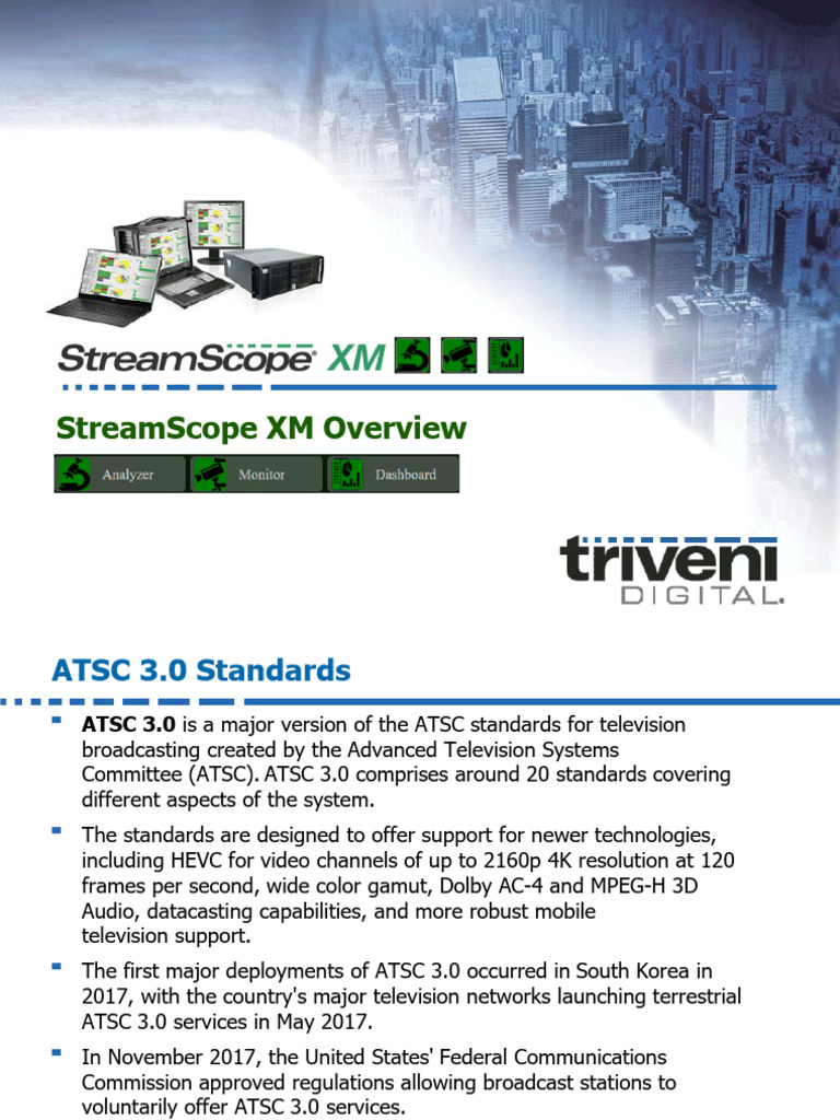Triveni StreamScope XM Overview 2026 | PDF | Multicast | Video