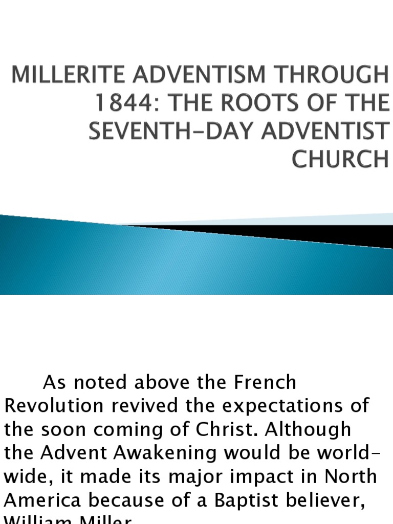 Advent Movement's Key Figures | PDF | Second Coming | Deism