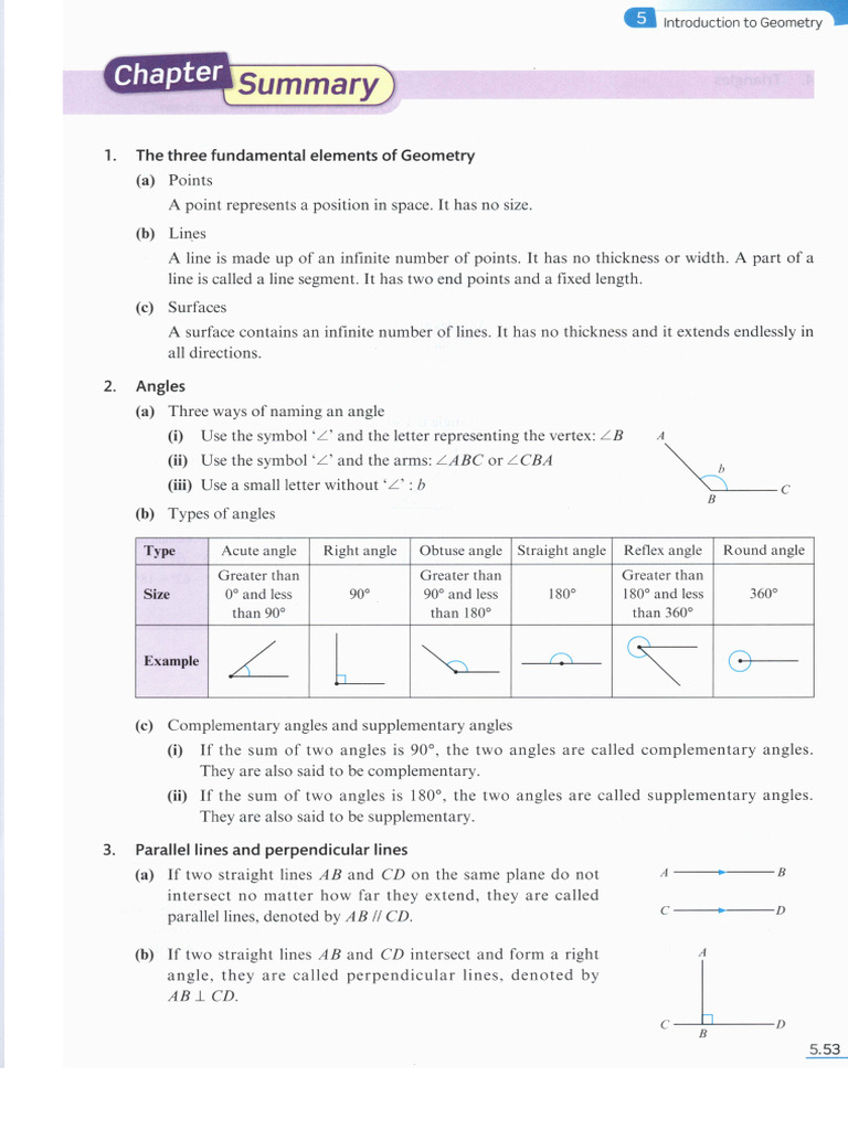 Chapter 5 Introduction To Geometry | PDF