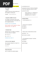 Form 1 Mathematics: Chapter 1 Exercises | PDF | Integer | Numbers
