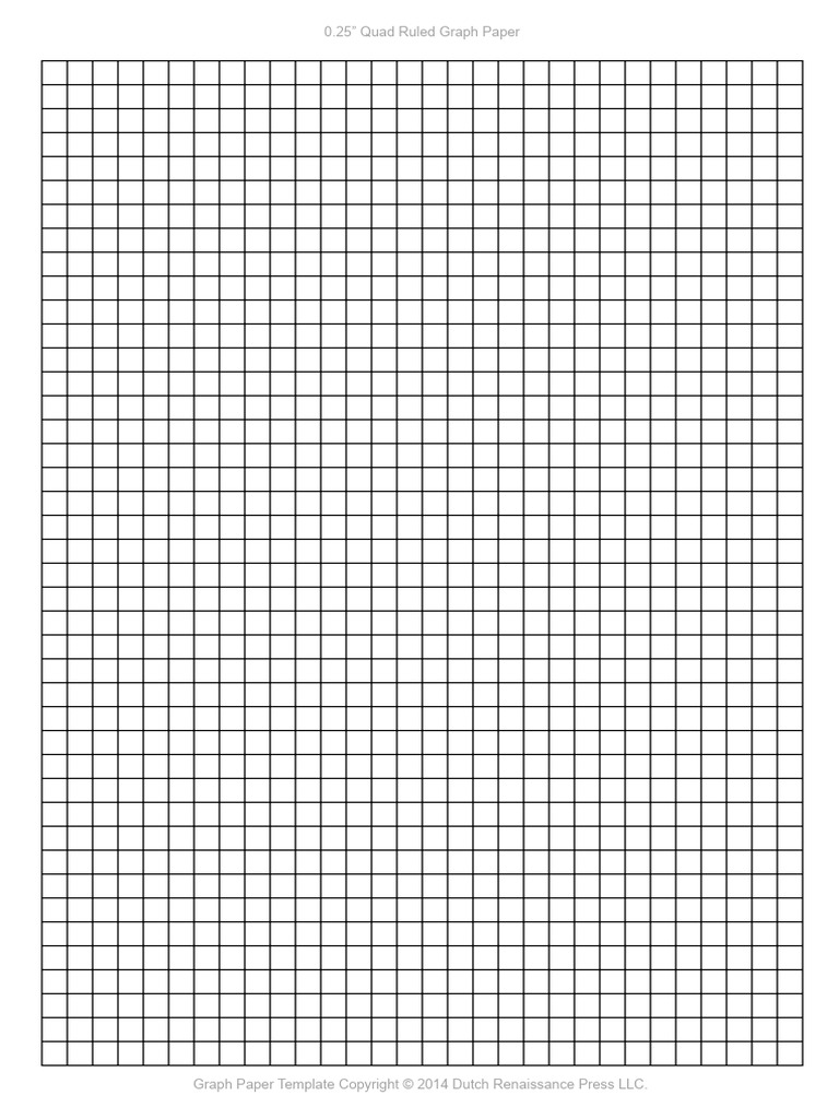 a4 Graph Paper Template Quad Ruled | PDF