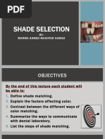 Importance of Stump Shade in Dentistry | PDF | Tooth | Tooth Enamel