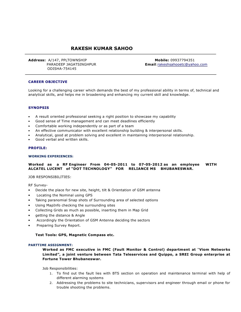 Rakesh CV | PDF | Personal Computers | Computing