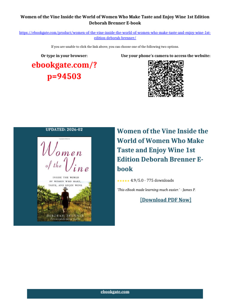 Women of the Vine Inside the World of Women Who Make Taste and Enjoy ...