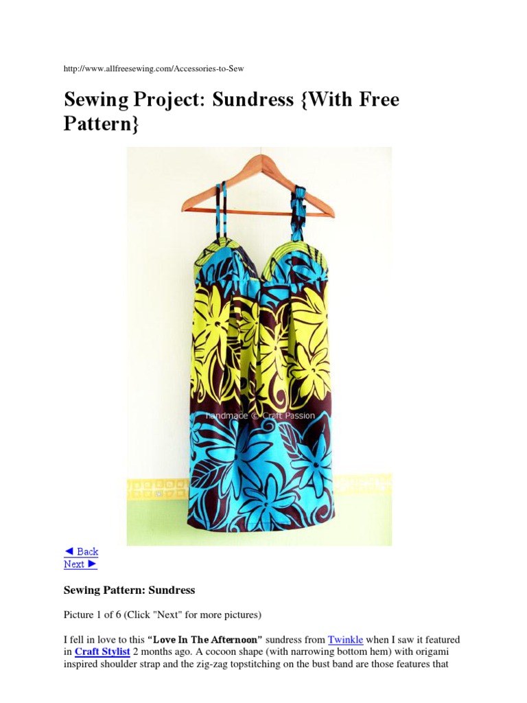 Sewing Project | PDF | Seam (Sewing) | Sewing