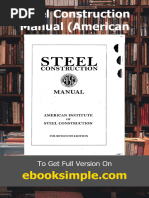 AISC Steel Construction Manual 15th Edition | PDF
