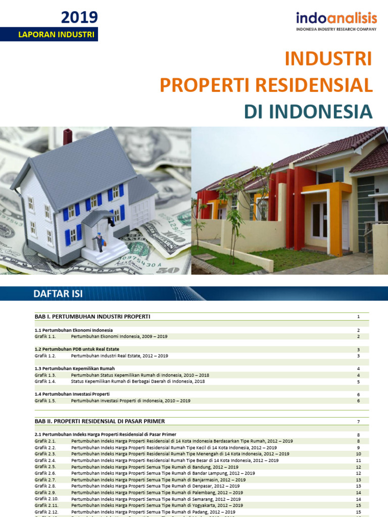 Daftar Isi Dan Contoh Isi Industri Properti Residensial Di Indonesia ...
