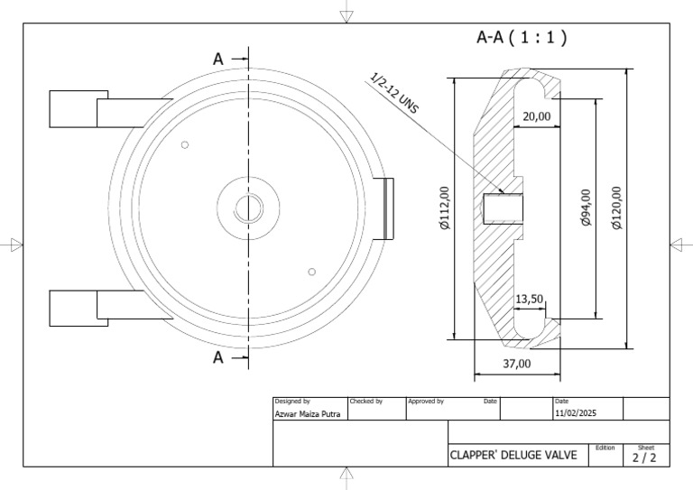 Clapper Deluge Valve | PDF
