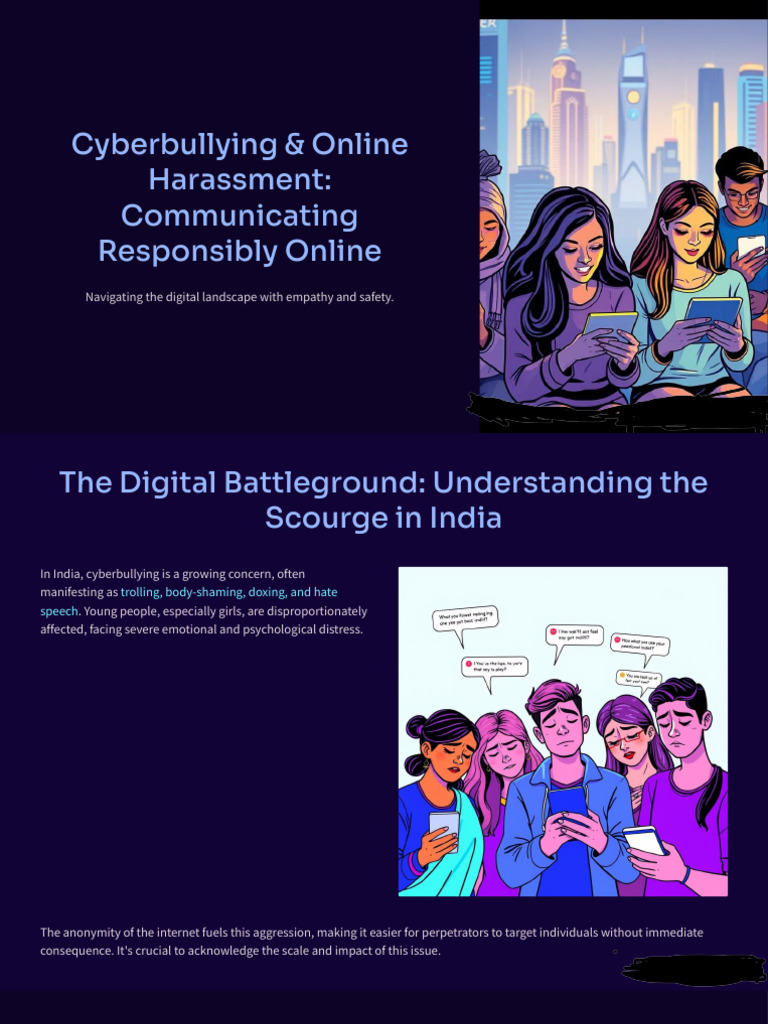 Cyberbullying and Online Harassment Communicating Responsibly Online ...
