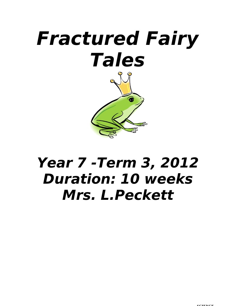 Exploring Fractured Fairy Tales | PDF | Numbers | Tide