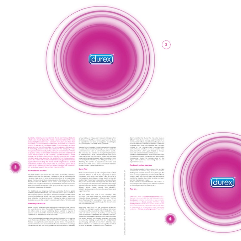Durex Play: Expanding Sexual Wellbeing | PDF | Condom | Brand