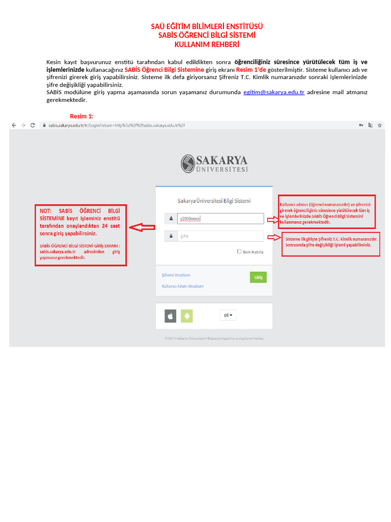 Danisman Tercih Ve SABIS Kullanim Rehberi 3 12 | PDF