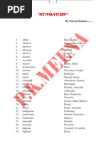 12th Grade Spelling Words LIst | PDF