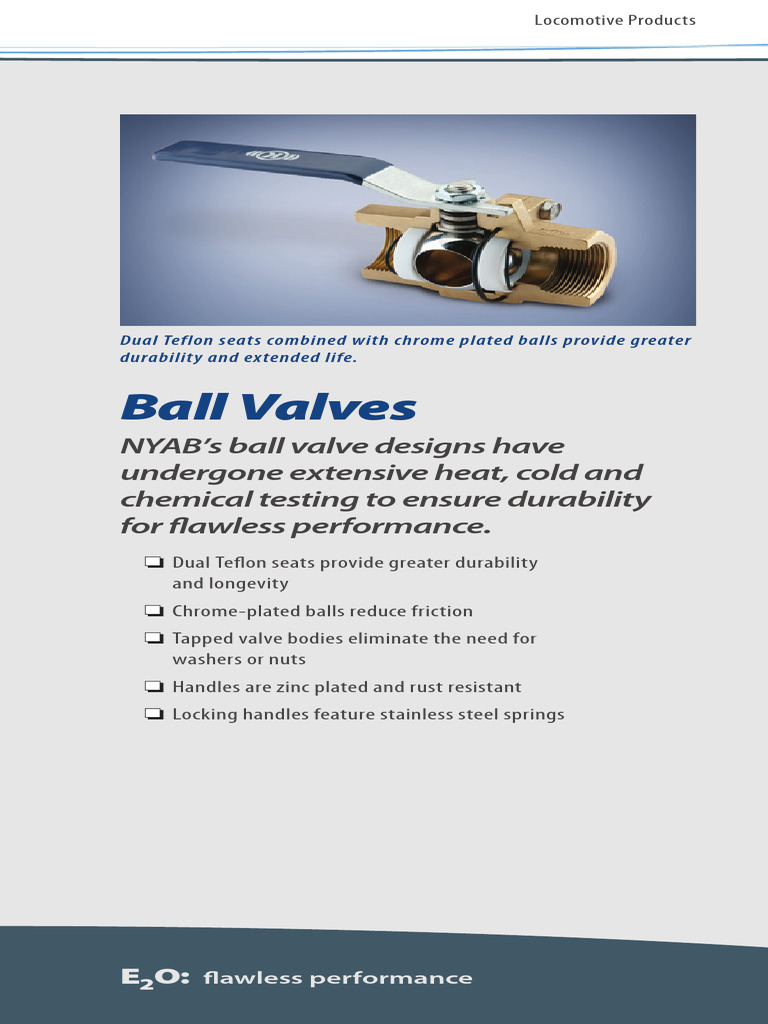 Ball Valves Infocard (1) | PDF