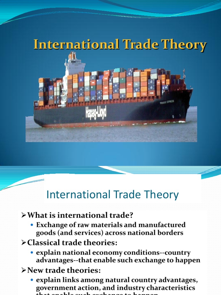 International Economics | PDF | Comparative Advantage | International ...