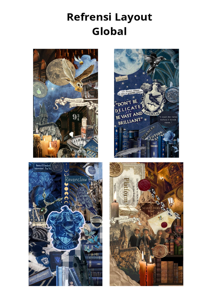 Contoh Referensi Layout Yearbook | PDF