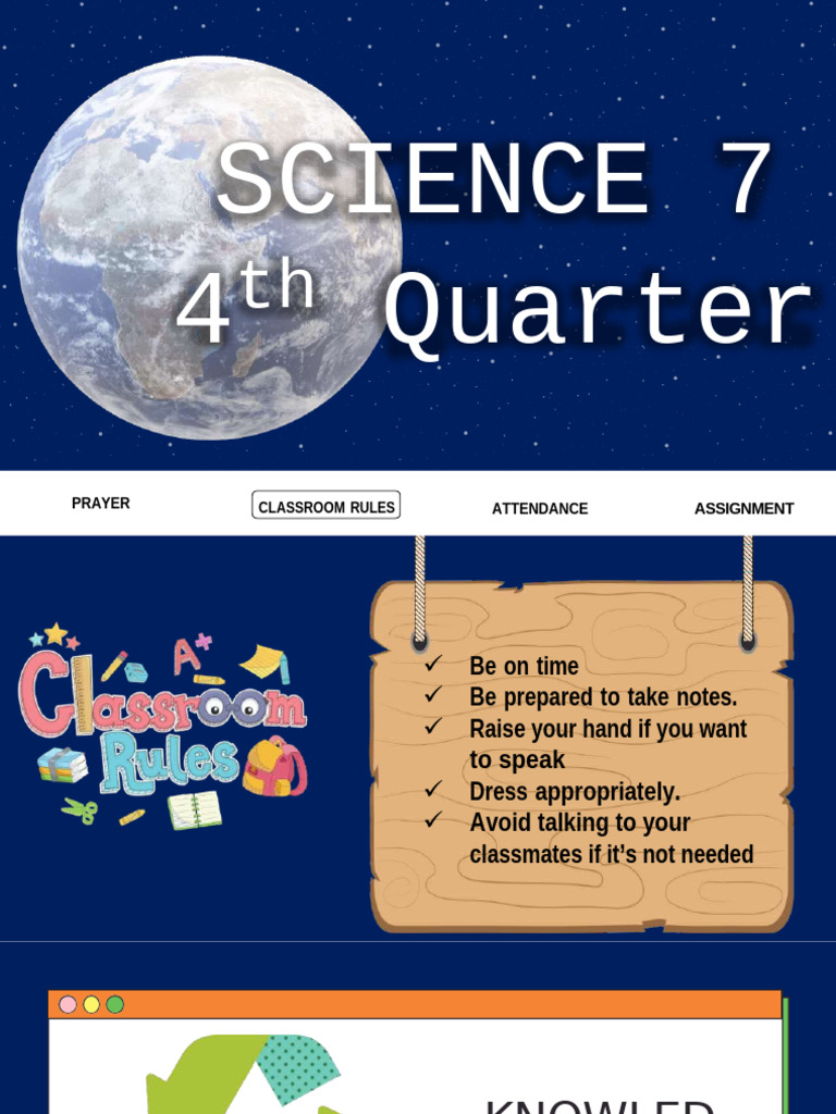 MMP4 Science 7 Lesson 4 PPT Quarter 4 | PDF | Atmosphere Of Earth ...