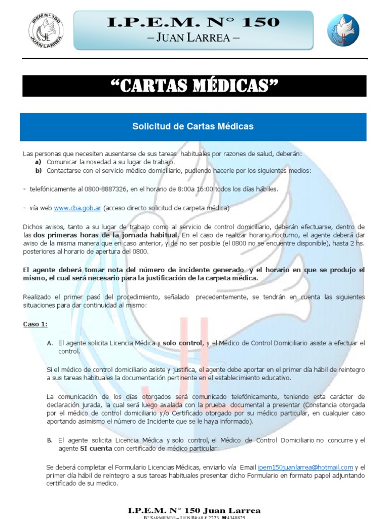 Carta Medica | PDF