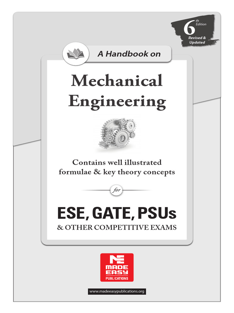 Document Book 9789393165572 a+Handbook+for+Mechanical+Engineering | PDF ...