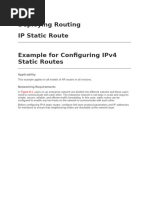 Static Routing in Packet Tracer Guide | PDF | Router (Computing) | Ip ...
