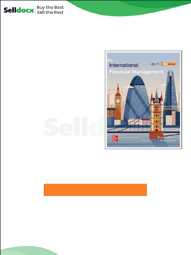 Solution Manual For International Finance Global 10th Edition by Von ...