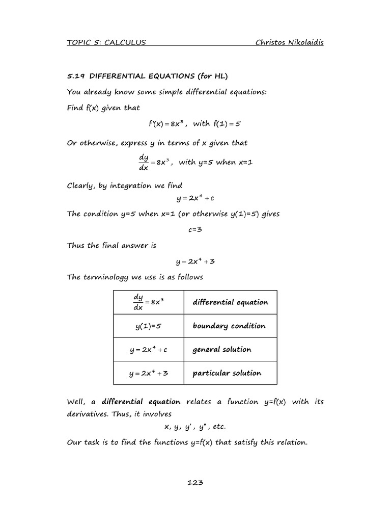 Dif. Equations and Series | PDF