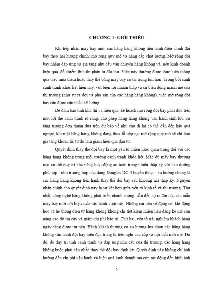 Mo rong va thay the doi tau bay | PDF