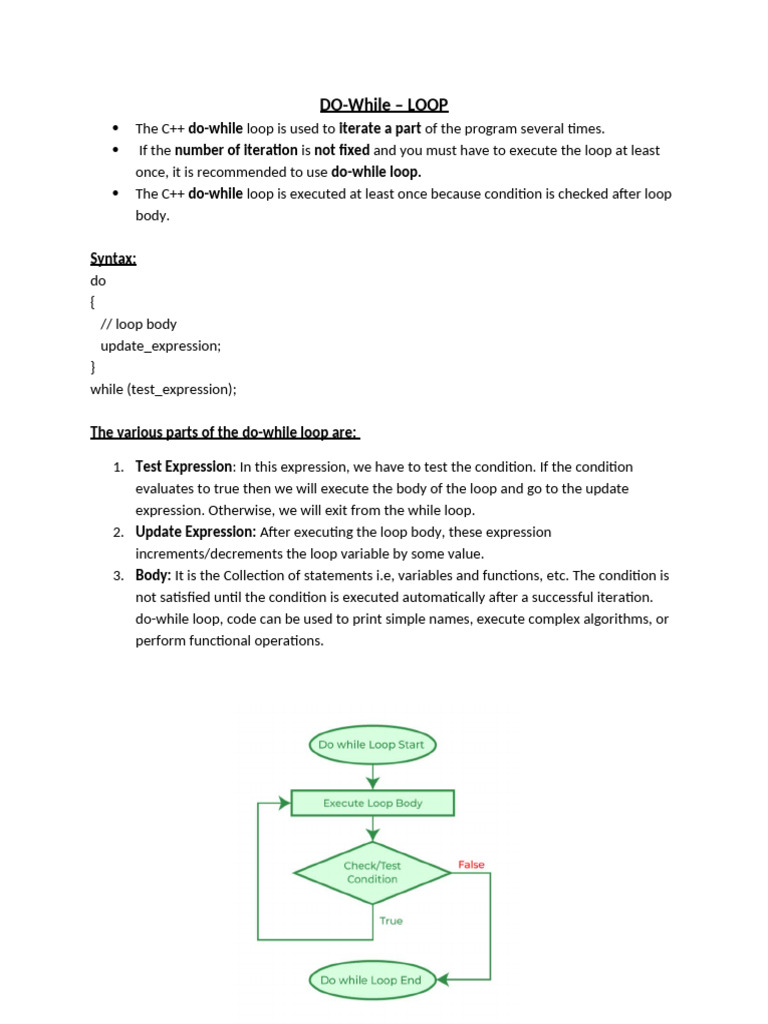 U2T6 DO While Loop | PDF