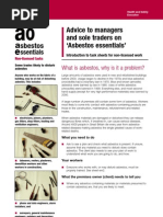 Asbestos Awareness Safety Guidelines | PDF