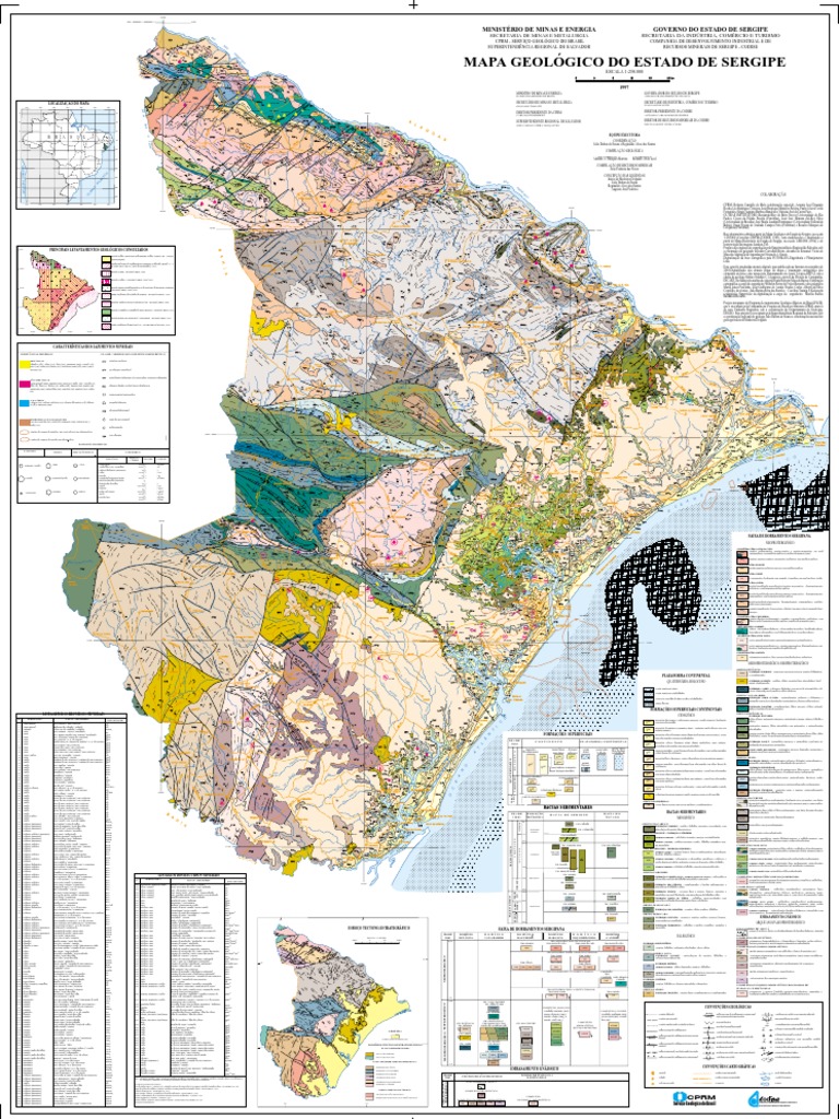 Mapa Geologico | PDF | Calcário | Duna