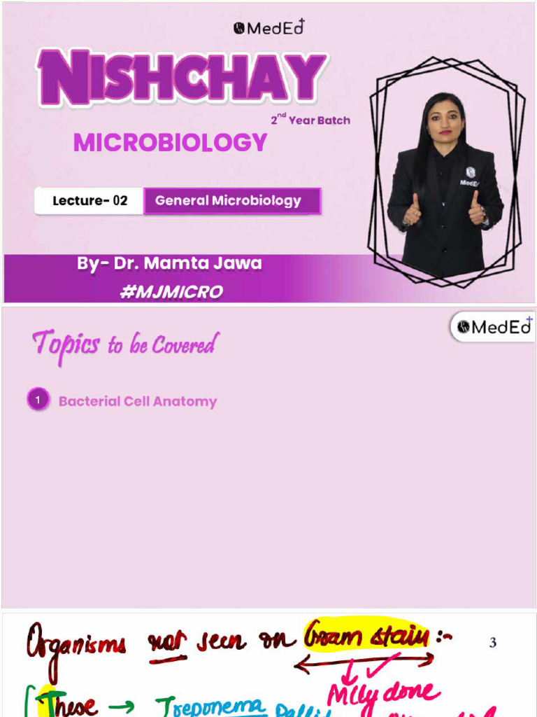 General Microbiology 02 Class Notes | PDF
