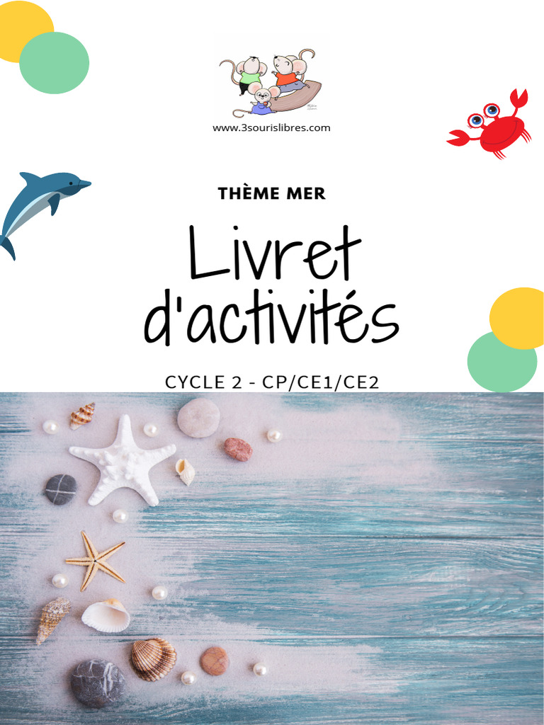 Livret Dactivites Cycle 2 Mer 2021 | PDF | Baleines | Chasse à la baleine