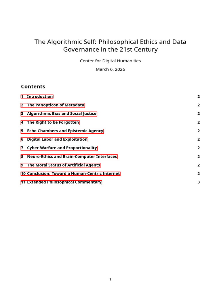 Ethics in The Digital Age | PDF