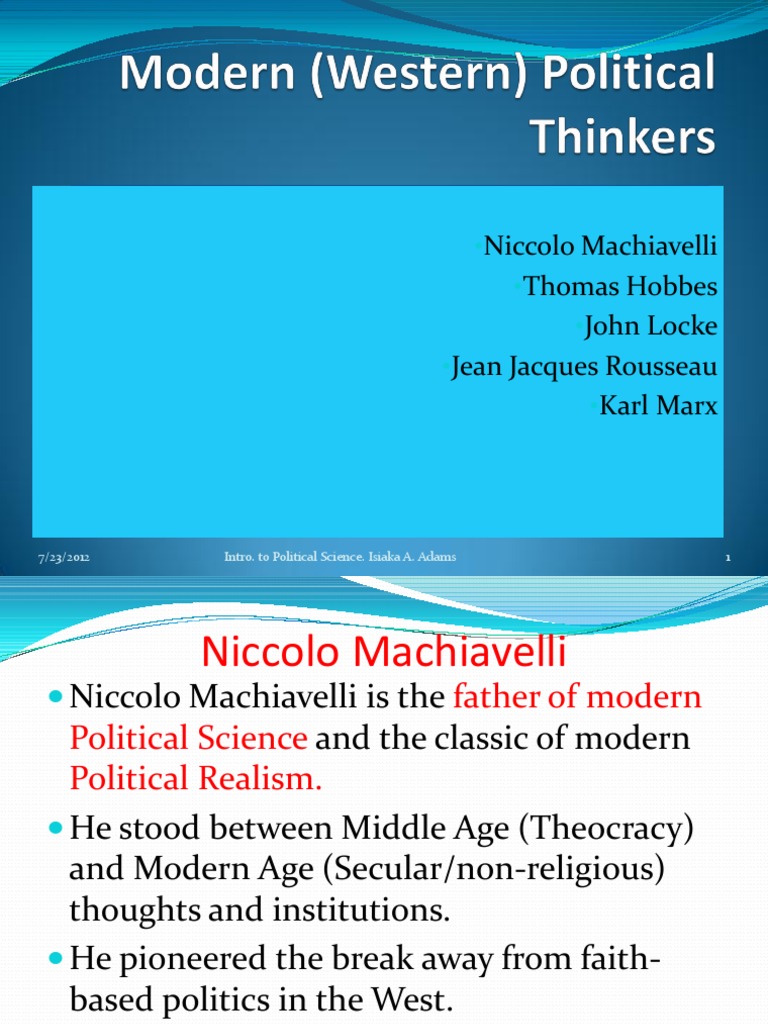 7. Modern Political Thinkers | Class Conflict | Communism