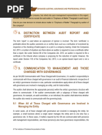 ISA 260: Audit Communication Guidelines | PDF | Audit | Financial Audit