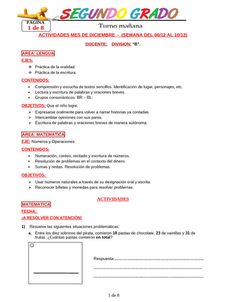 Actividad Diciembre | PDF