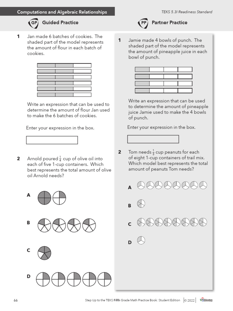 5.3I Multiply Fractions Step UP | PDF