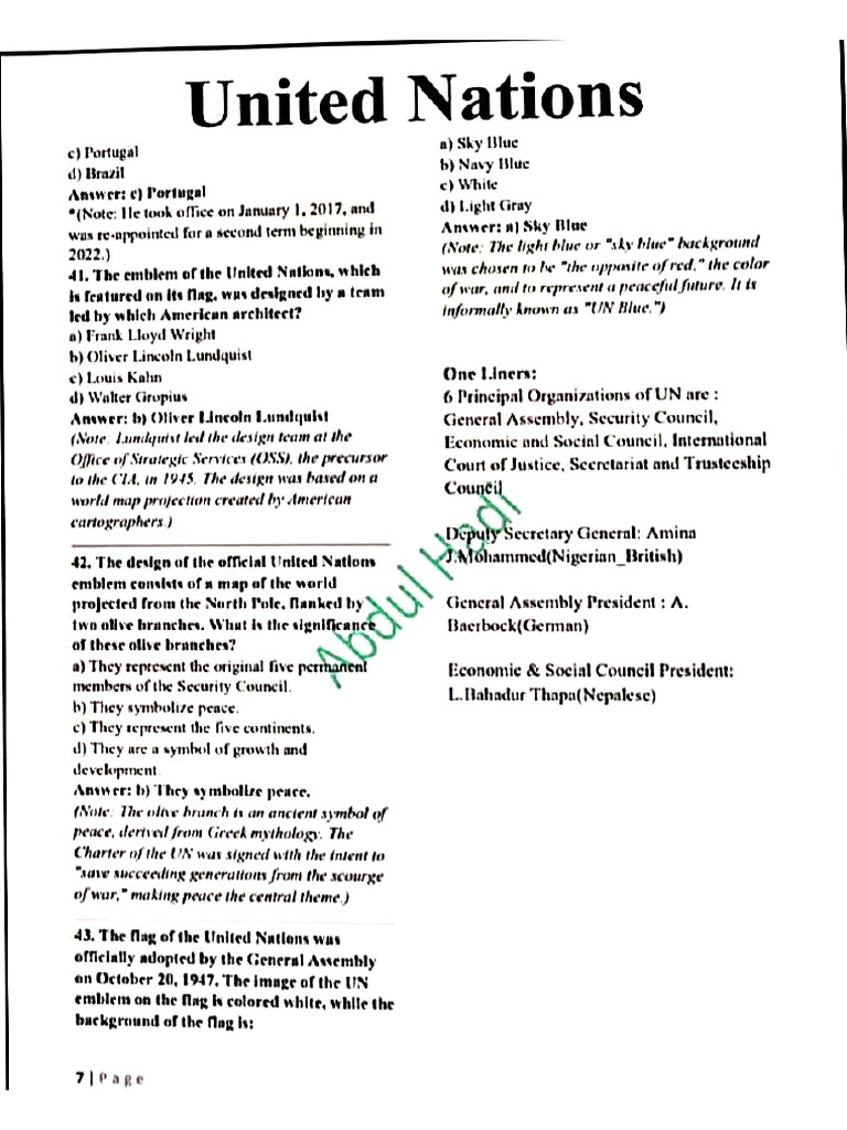 United Nations | PDF