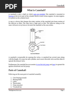 Camshaft: Parts and Functions Explained | PDF | Internal Combustion ...