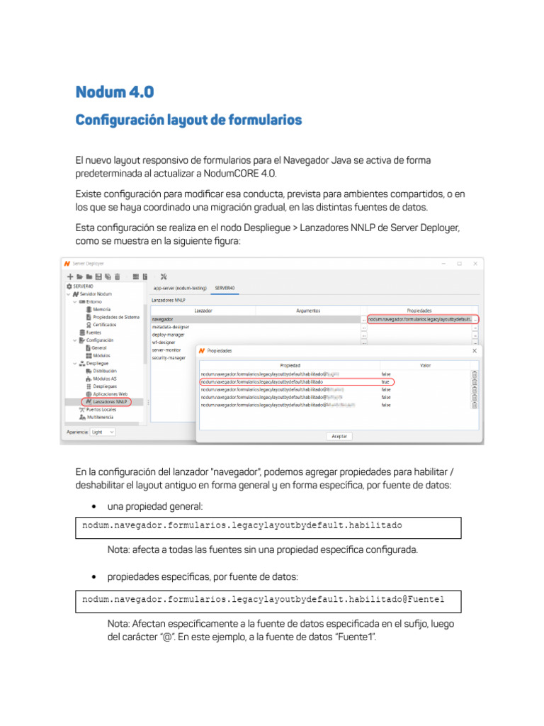 Instructivo Config Layout Nodum 4 0 | PDF