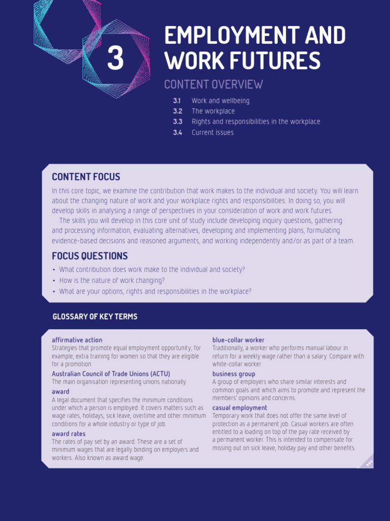 Chapter 3 - Employment and Work Futures | PDF