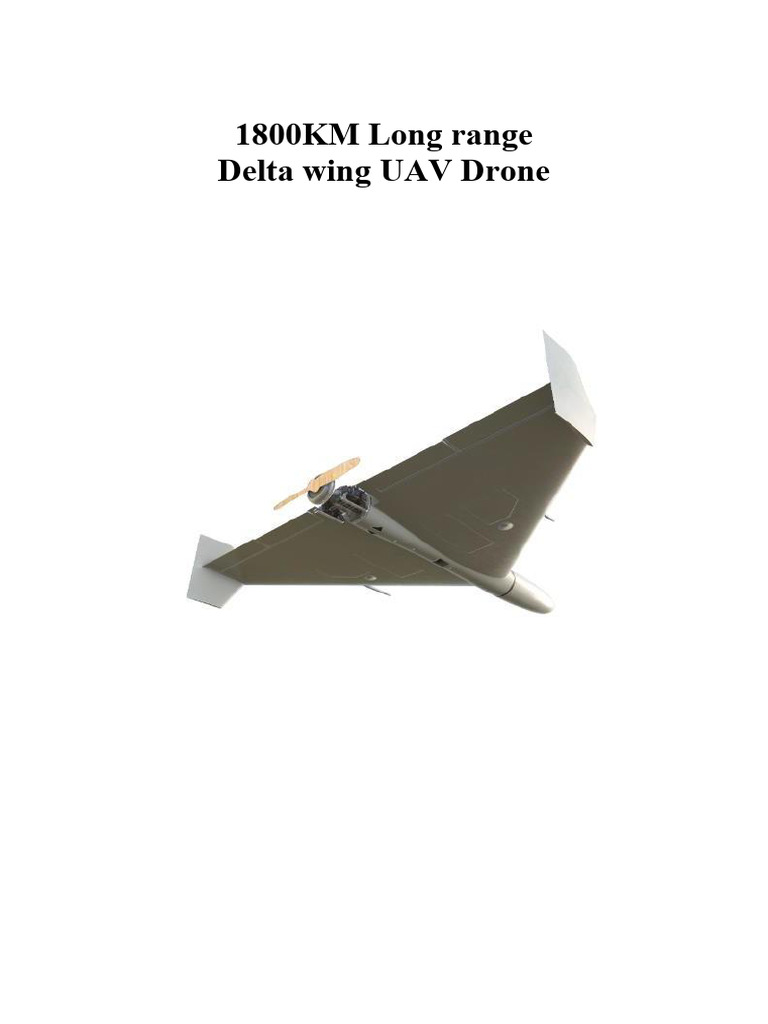 1800km Long Range Delta Wing Uav Drone | PDF | Unmanned Aerial Vehicle ...