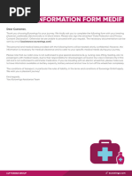 MEDIF Form for Emirates Travel | PDF | Flight Attendant | Medical Diagnosis