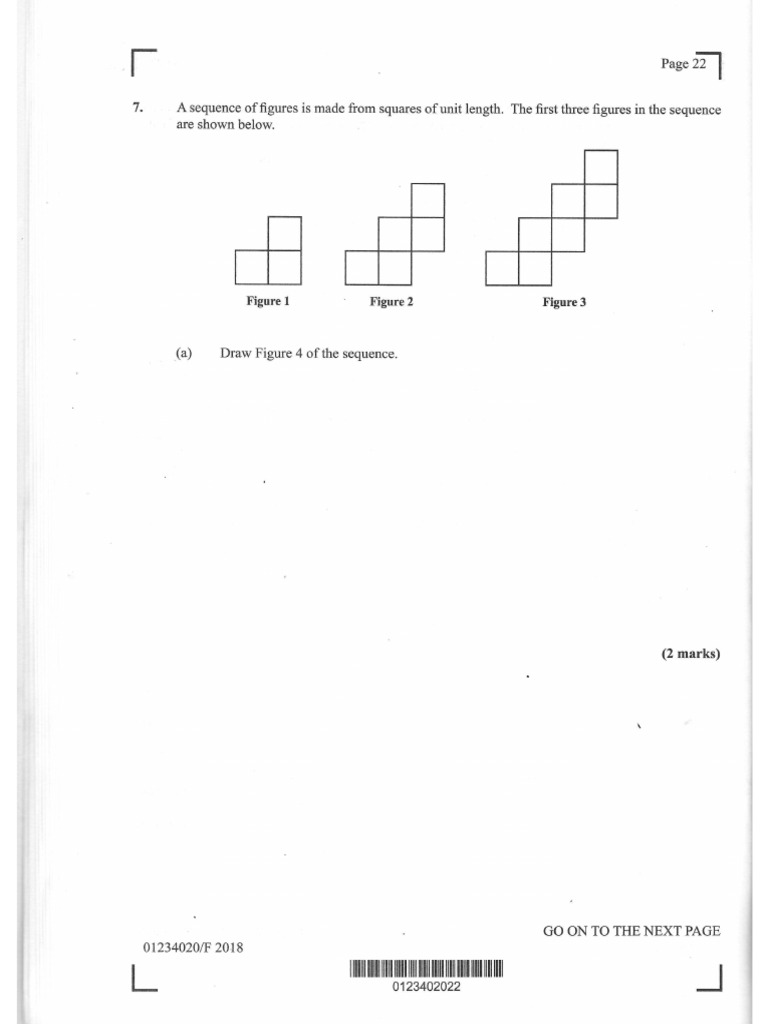 2018 Mathematics Question 7 | PDF