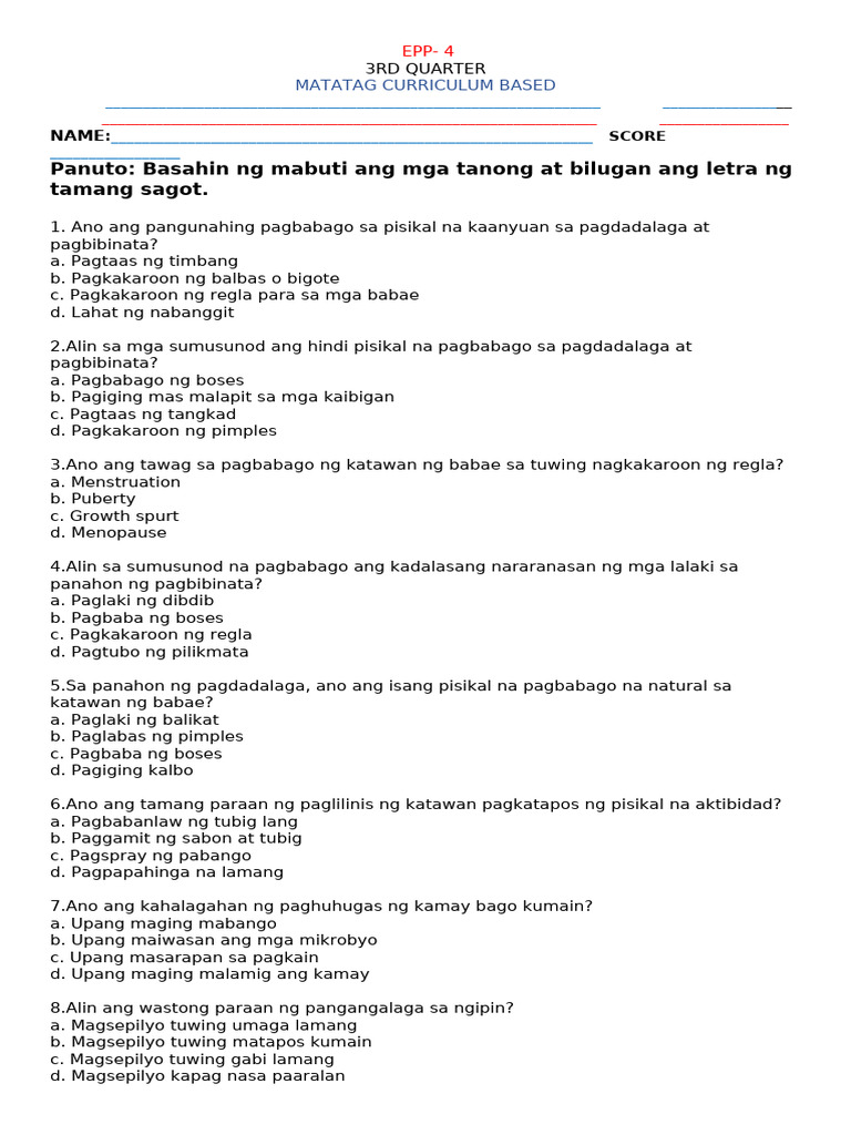Epp 4 | PDF