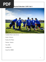 Performance Analysis in PE Coursework | PDF | Weakness | Defender ...